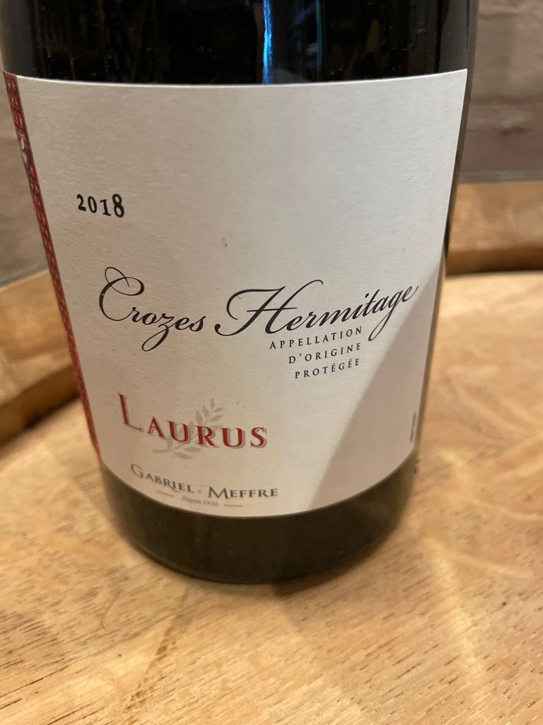 2018 Gabriel Meffre Crozes-Hermitage Laurus, France, Rhône, Northern ...