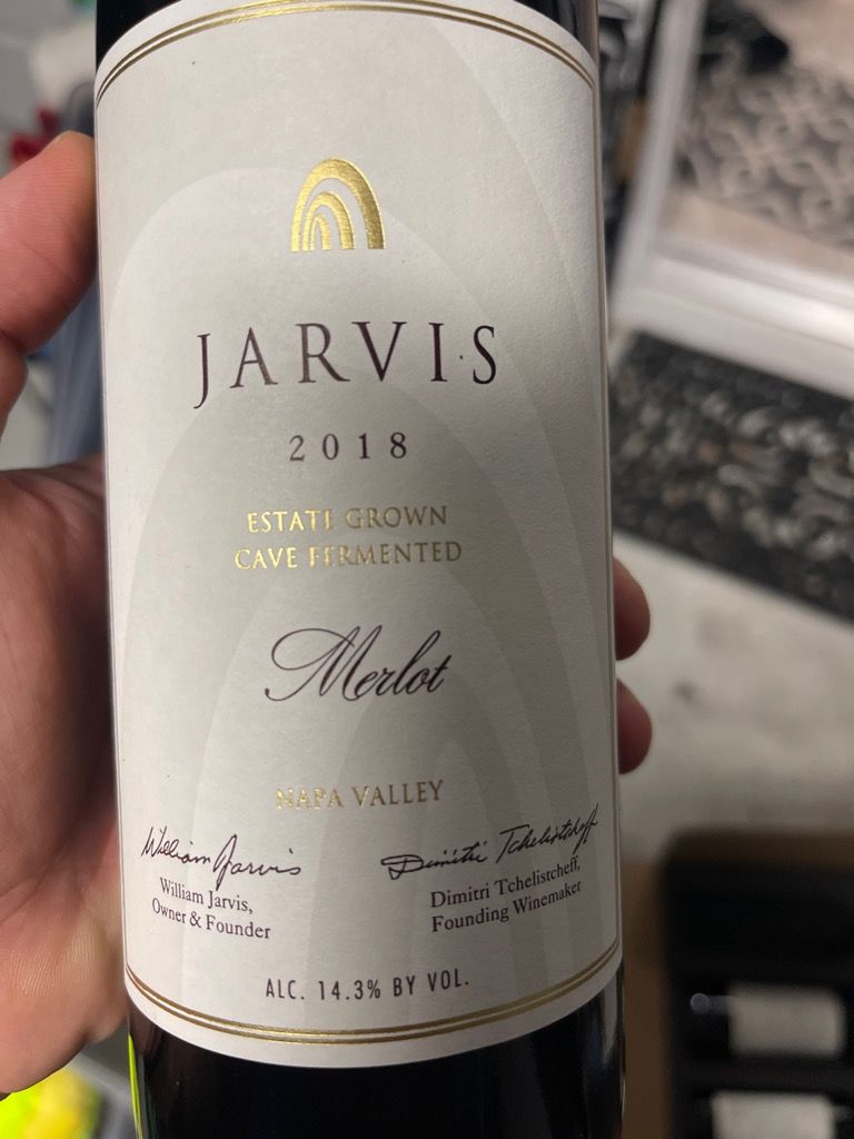 2018 Jarvis (California) Winery Merlot, USA, California, Napa Valley ...