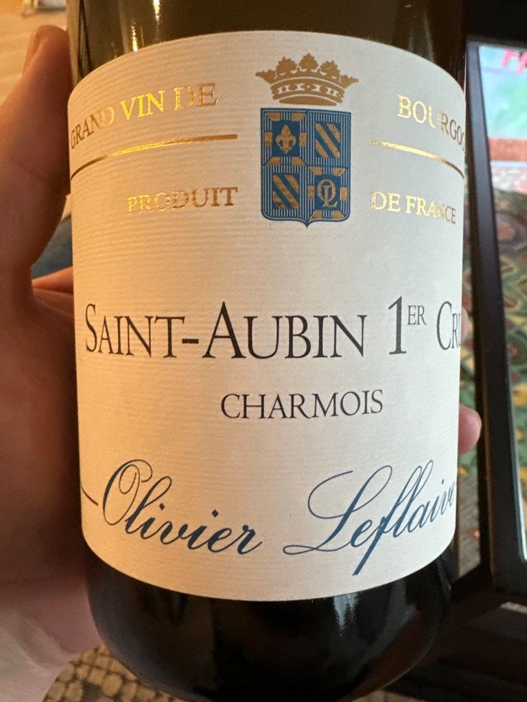 2022 Olivier Leflaive Saint-Aubin 1er Cru Le Charmois Blanc, France ...
