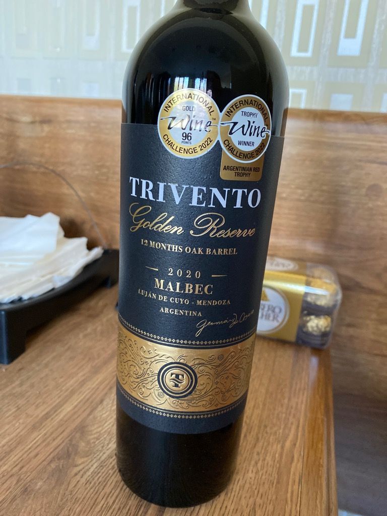 2021 Trivento Malbec Golden Reserve Black Series, Argentina, Mendoza ...