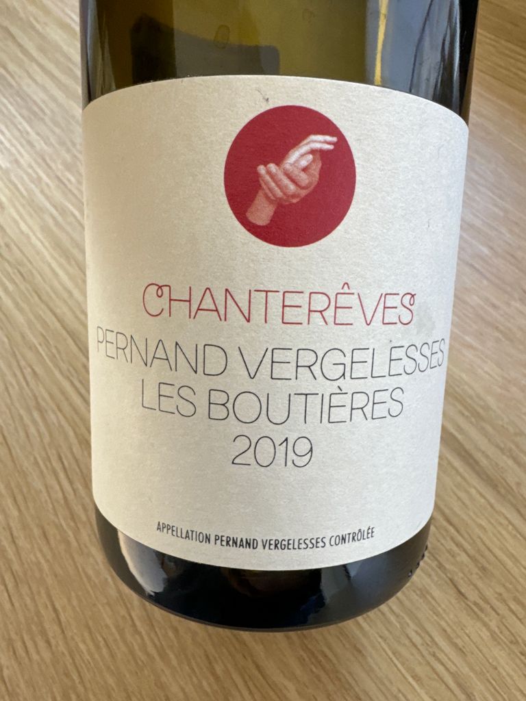 2017 Domaine Chanterêves Pernand-Vergelesses Les Boutières, France ...