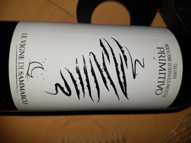 2016 Le Vigne Di Sammarco Primitivo Salento IGT, Italy, Puglia, Salento ...