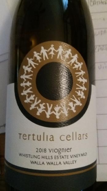 2018 Tertulia Cellars Viognier, USA, Washington, Columbia Valley, Walla ...
