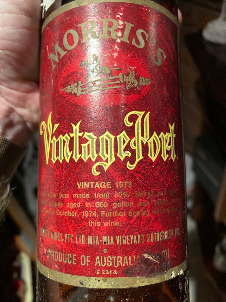 1971 Morris Shiraz Vintage Port, Australia, Victoria, North East ...