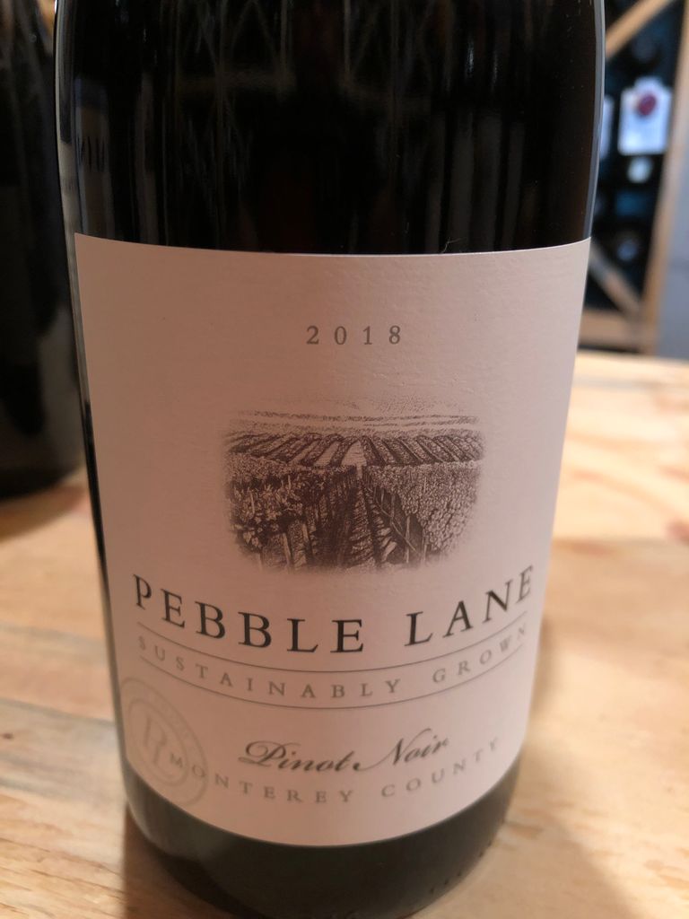2021 Pebble Lane Pinot Noir Sustainably Grown, USA, California, Central ...