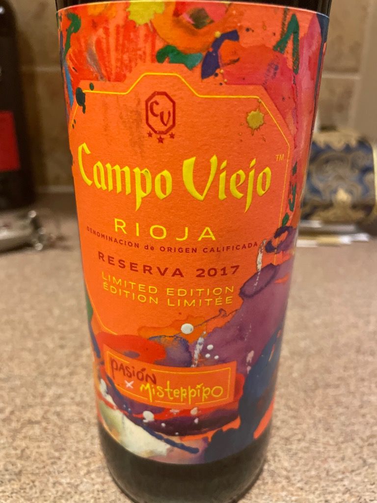 2017 Campo Viejo Rioja Reserva, Limited Edition Dominio de Montalvo ...