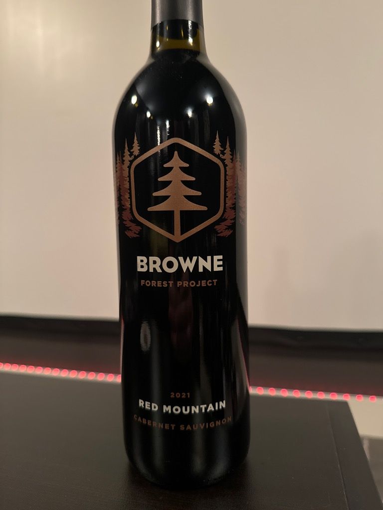 2021 Browne Family Vineyards Cabernet Sauvignon Forest Project Red ...