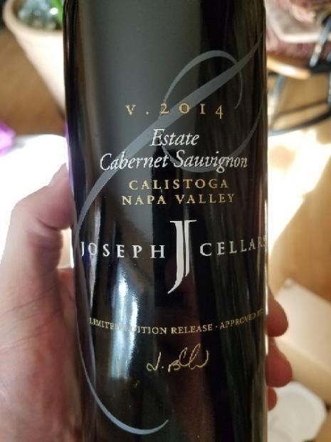 2014 Joseph Cellars Cabernet Sauvignon Estate, USA, California, Napa ...