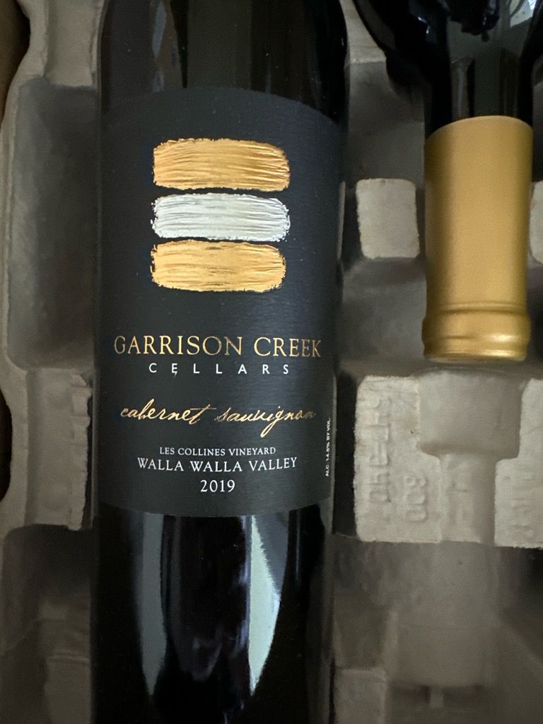 2019 Garrison Creek Cellars Cabernet Sauvignon Les Collines Vineyard Walla Walla Valley, USA ...