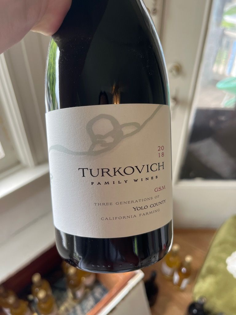 2018 Turkovich Family Wines GSM, USA, California, Central Valley, Yolo ...