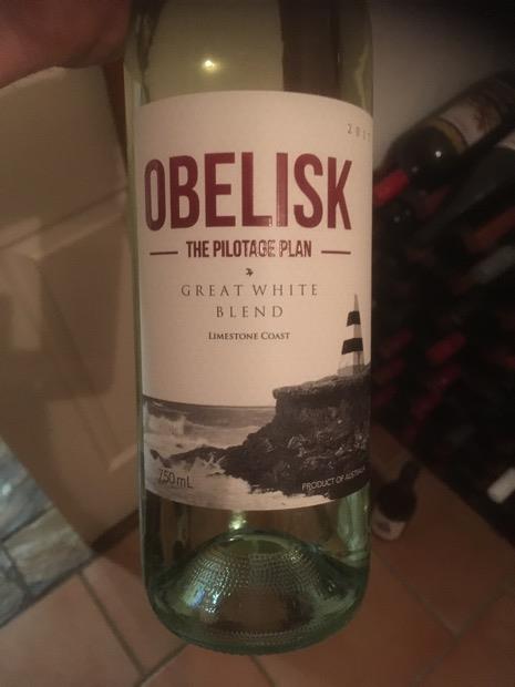 2017 Obelisk The Pilotage Plan Great White Blend, Australia, South ...