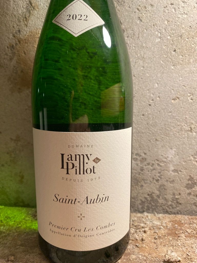 2023 Domaine Lamy-Pillot Saint-Aubin 1er Cru Les Combes Blanc, France ...