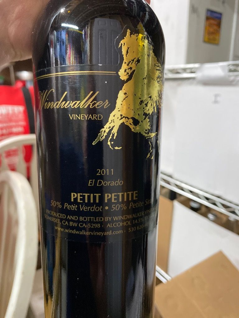 2011 Windwalker Vineyard Petite Petit, USA, California, Sierra ...