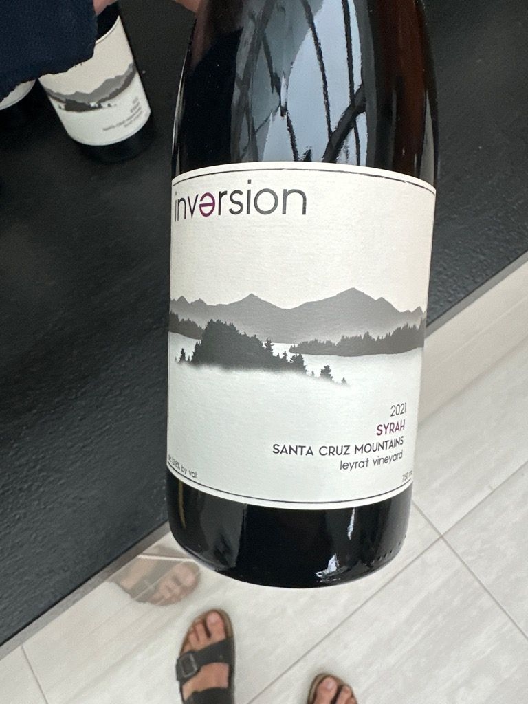2022 Inversion Syrah, USA, California, Santa Cruz Mountains - CellarTracker