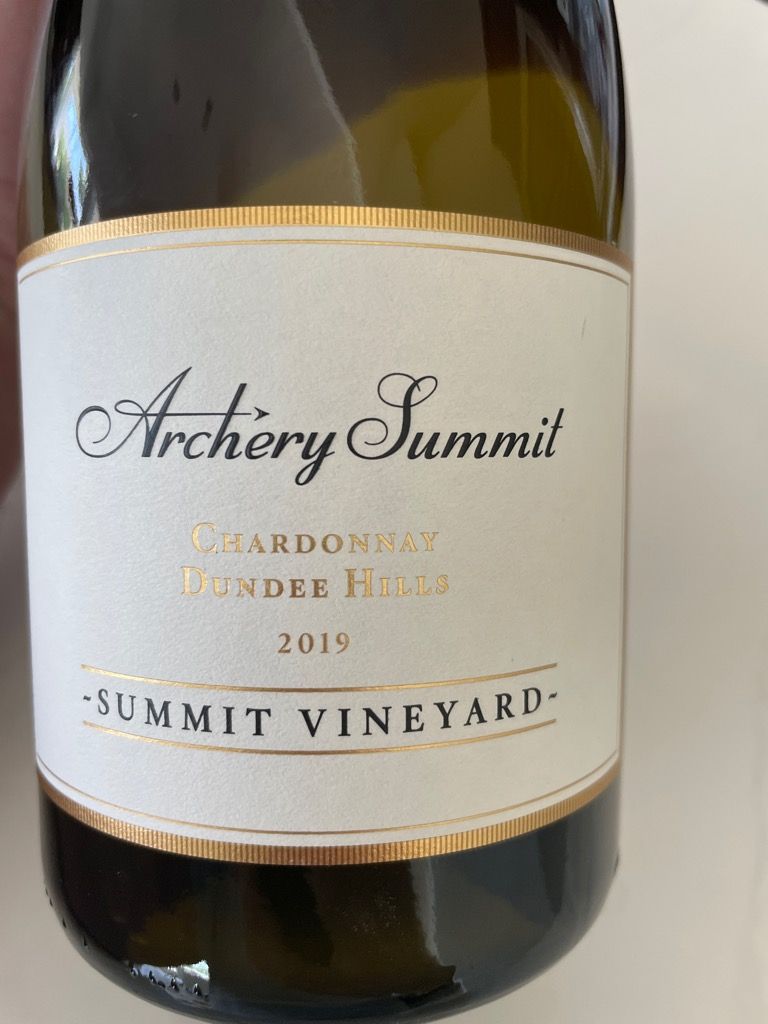2019 Archery Summit Chardonnay Summit Vineyard, USA, Oregon, Willamette ...