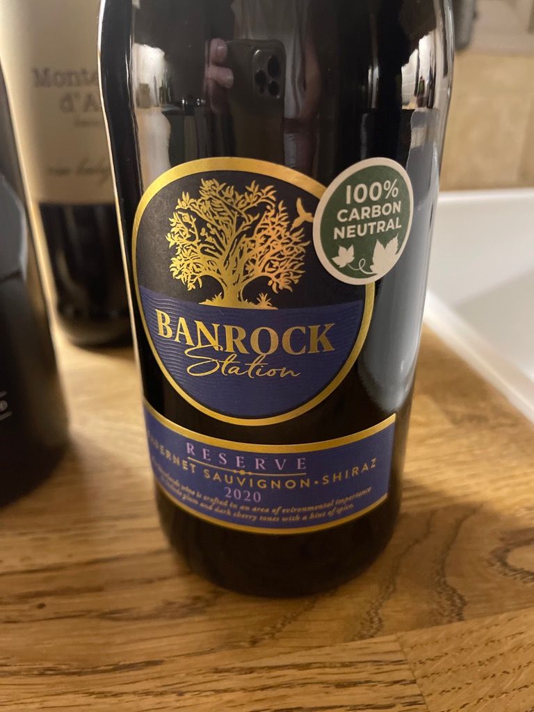 2020 Banrock Station The Reserve Cabernet Sauvignon - Shiraz, Australia ...