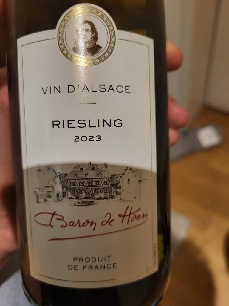 2020 Cave De Beblenheim Riesling Baron de Hoen, France, Alsace ...