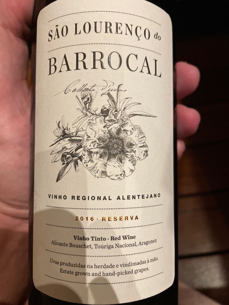2017 Sao Lourenco do Barrocal Vinho Regional Alentejano, Portugal ...