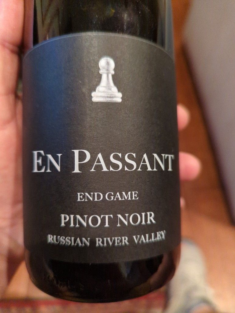 2019 En Passant Pinot Noir End Game, USA, California, Sonoma County ...