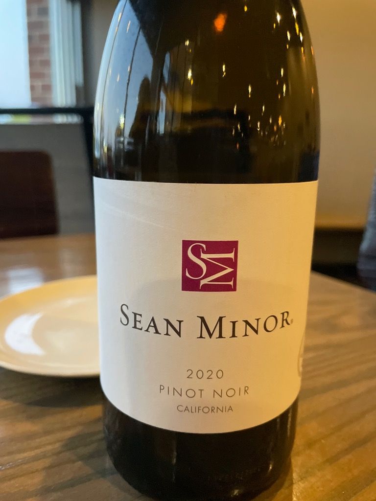 2020 Sean Minor Pinot Noir California, USA, California - CellarTracker