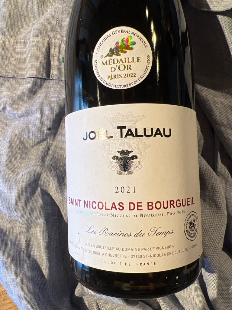 2021 Joël Taluau Saint-Nicolas-de-Bourgueil "Les Racines Du Temps", France, Loire Valley ...