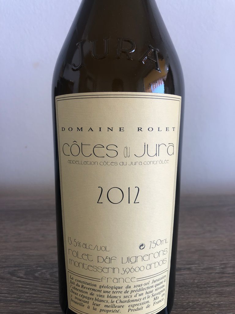 2017 Domaine Rolet Côtes du Jura, France, Jura, Côtes du Jura ...