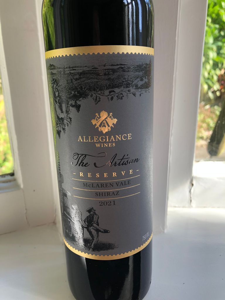 2023 Allegiance Wines Shiraz The Artisan McLaren Vale, Australia, South ...