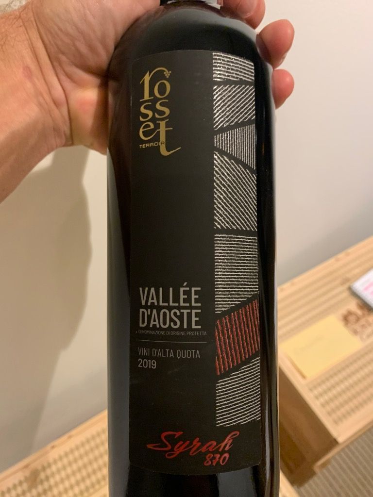 2020 Vigneti Rosset Valle d'Aosta Syrah 870, Italy, Valle d'Aosta ...