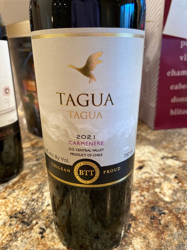 2020 Tagua Tagua Merlot Tigre de los Andes Reserva, Chile, Rapel Valley ...