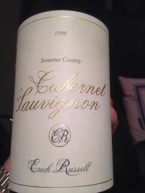 2007 Erich Russell Winery Cabernet Sauvignon, USA, California, Sonoma ...