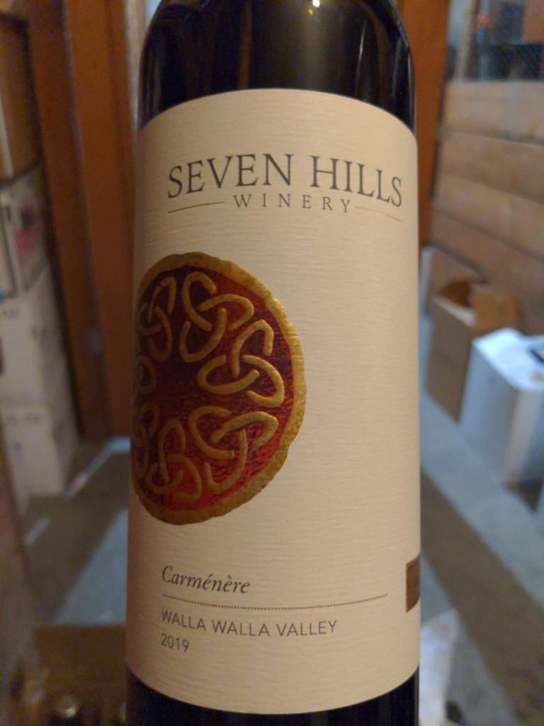 2019 Seven Hills Winery Carménère Walla Walla Valley, USA, Washington, Columbia Valley, Walla ...