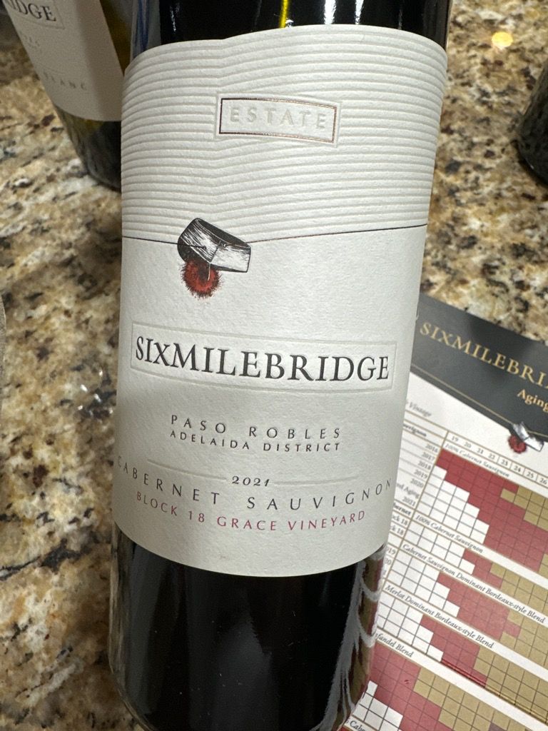 2020 Sixmilebridge Cabernet Sauvignon Block 18 Grace Vineyard, USA ...