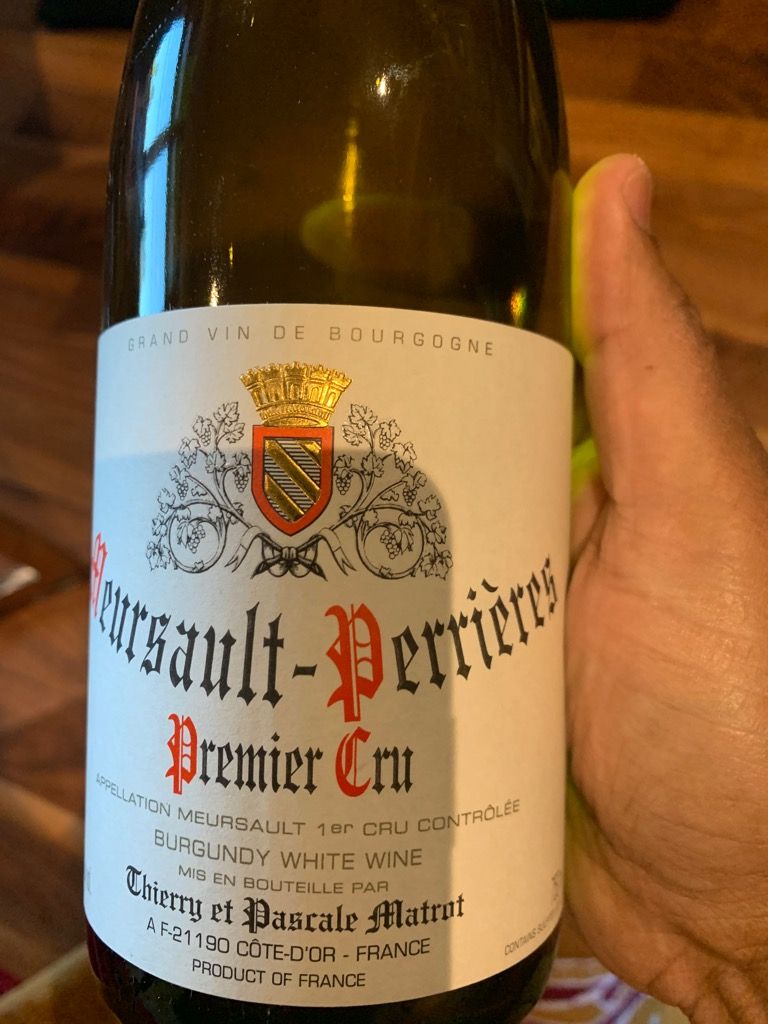 2015 Domaine Matrot Meursault 1er Cru Blagny, France, Burgundy, Côte de ...