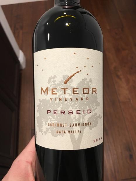 2014 Meteor Vineyard Cabernet Sauvignon Perseid, USA, California, Napa ...