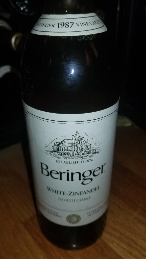 1992 Beringer Vineyards White Zinfandel St. Helena, USA, California ...