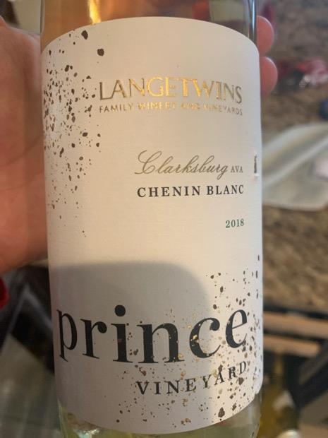 2021 LangeTwins Chenin Blanc Prince Vineyard, USA, California, Central ...