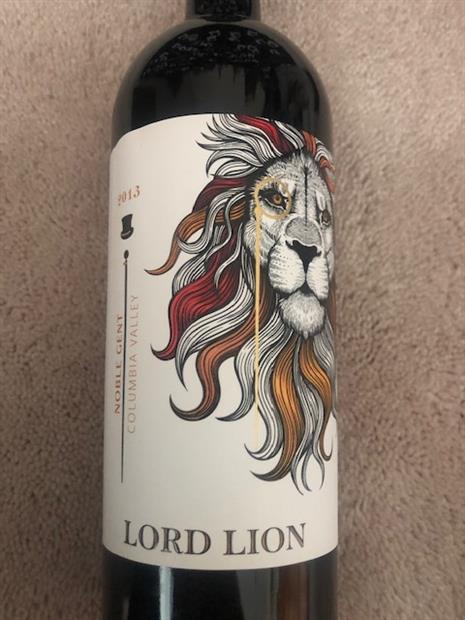 2013 Lord Lion Winery Noble Gent, USA, Washington, Columbia Valley, Red ...