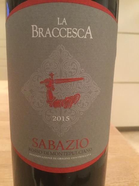 2015 La Braccesca (Antinori) Rosso di Montepulciano Sabazio, Italy ...