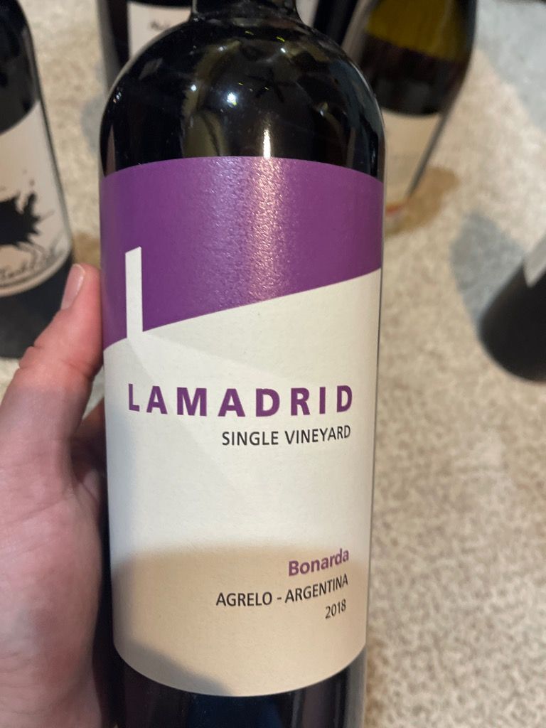 2018 LaMadrid Estate Wines Bonarda Single Vineyard Reserva, Argentina ...