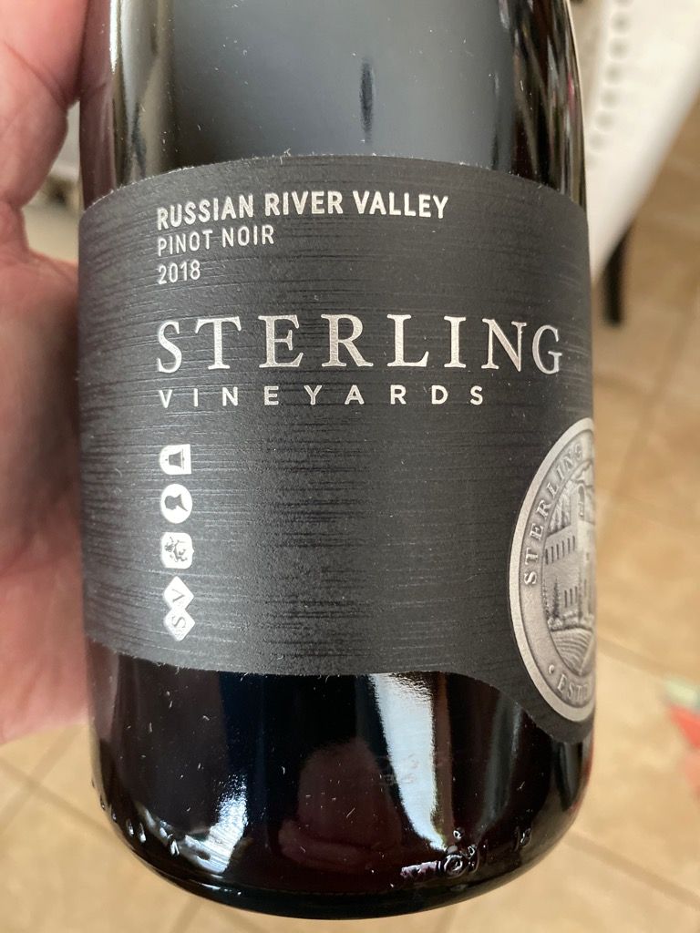 2020 Sterling Vineyards Pinot Noir Russian River Valley, USA ...