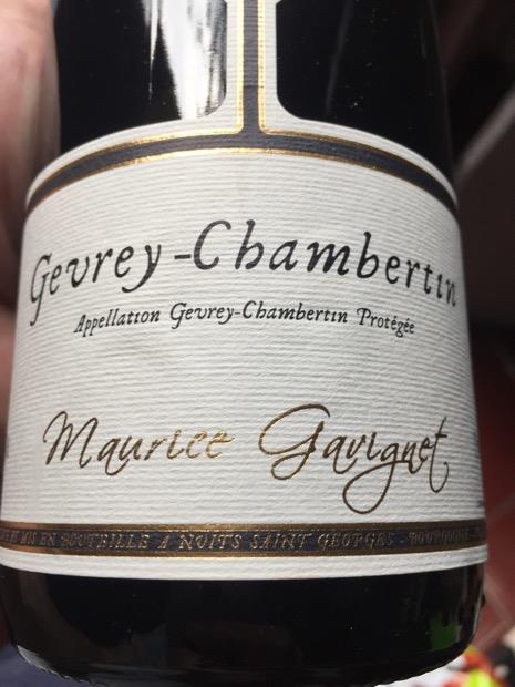 2017 Maurice Gavignet Gevrey-Chambertin, France, Burgundy, Côte de ...