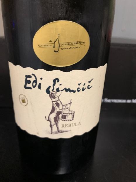 2016 Edi Simčič Rebula, Slovenia, Primorska, Goriška Brda - CellarTracker