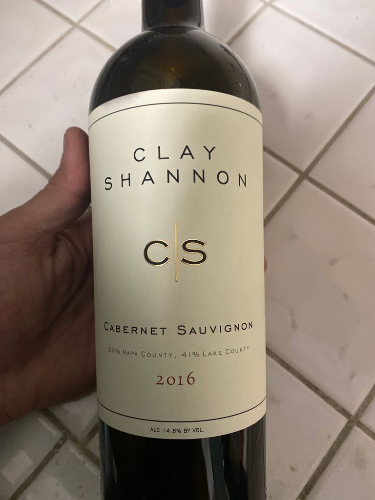 2016 Clay Shannon Cabernet Sauvignon, USA, California - CellarTracker