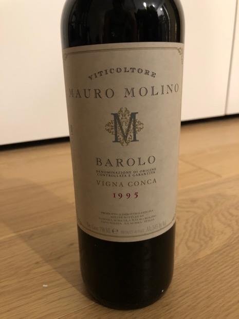 1993 Mauro Molino Barolo Vigna Conca, Italy, Piedmont, Langhe, Barolo ...