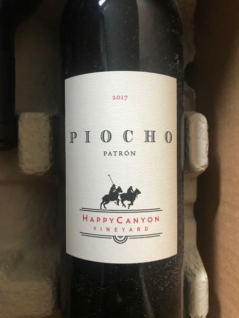 2017 Happy Canyon Vineyard Piocho Patron, USA, California, Central ...