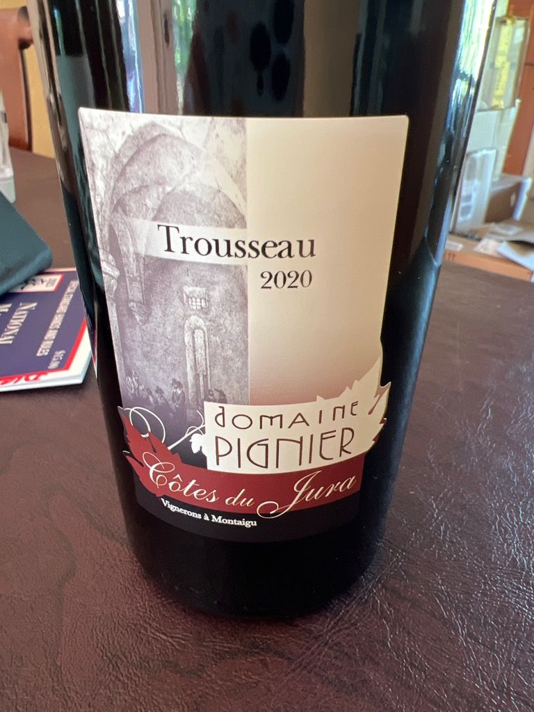 2022 Domaine Pignier Trousseau Côtes du Jura, France, Jura, Côtes du ...