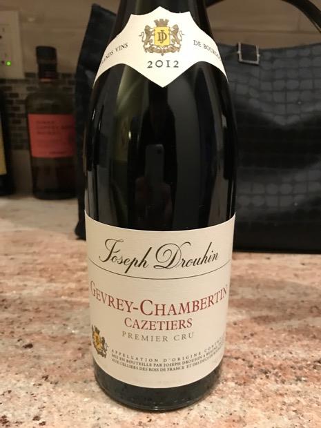 2010 Joseph Drouhin Gevrey-Chambertin 1er Cru Les Cazetiers, France ...