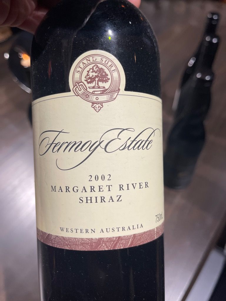 2002 Fermoy Estate Shiraz, Australia, Western Australia, South West ...