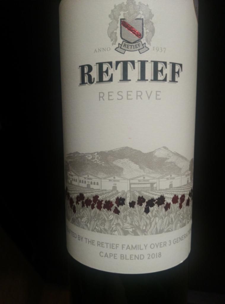 2019 Van Loveren Retief Reserve Cape Blend, South Africa - CellarTracker