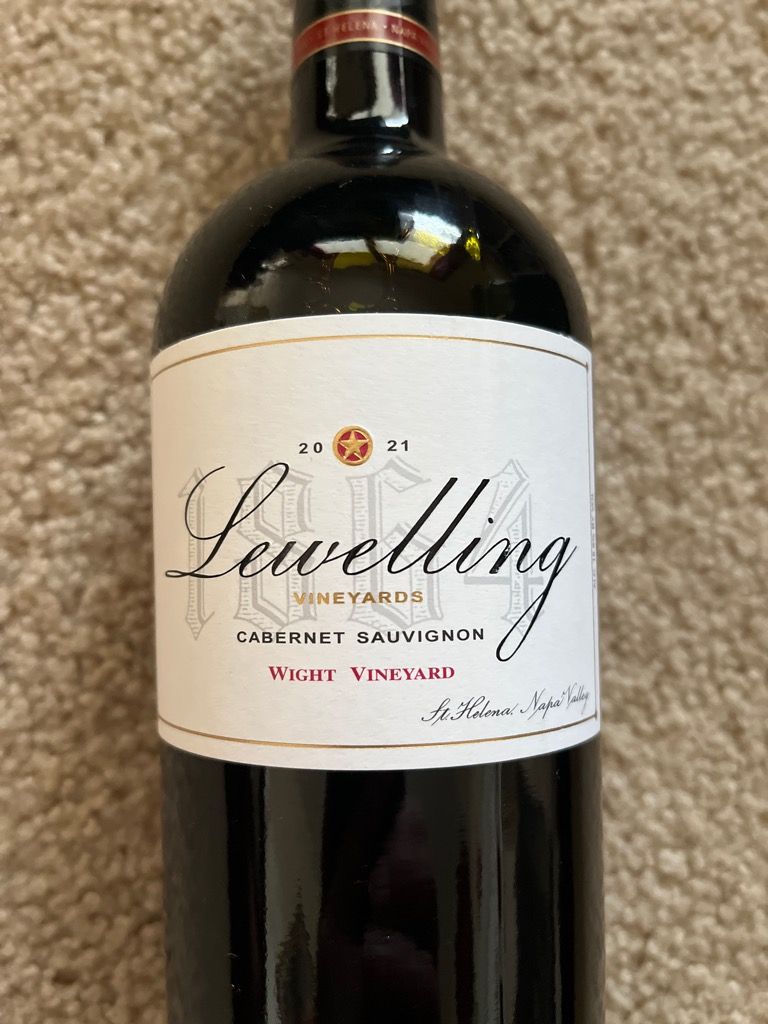 2021 Lewelling Vineyards Cabernet Sauvignon Wight, USA, California ...